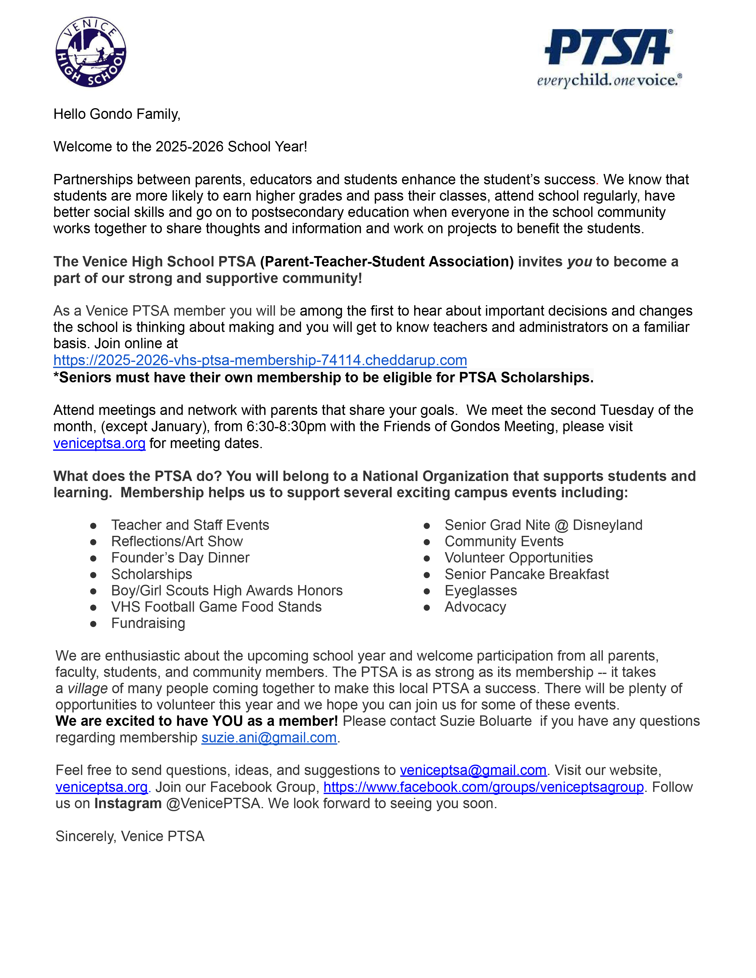 Join PTSA